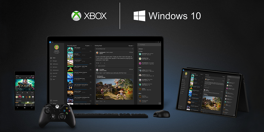 Windows 10 Introduces Xbox One-PC Multiplayer and Game DVR - Gameranx