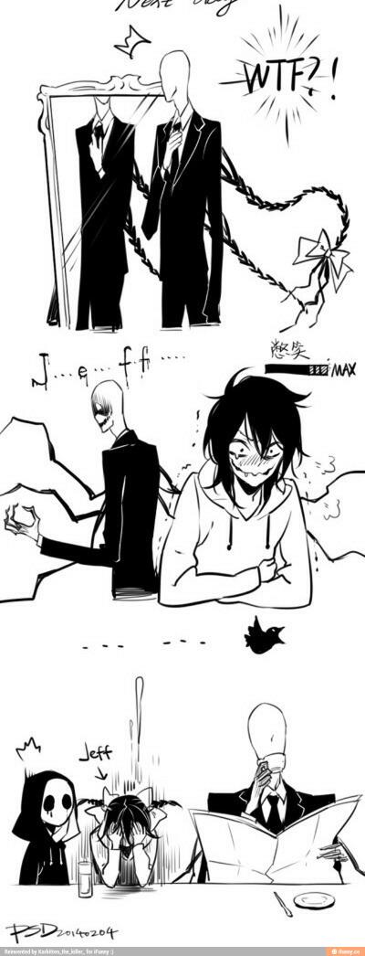Slenderman X Jeff The Killer Comic