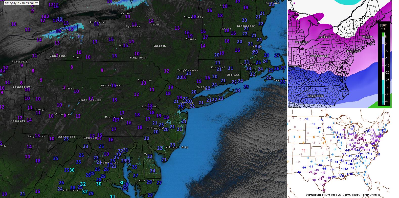 Weather in Connecticut (Fairfield, Watertown, Litchfield: principal ...