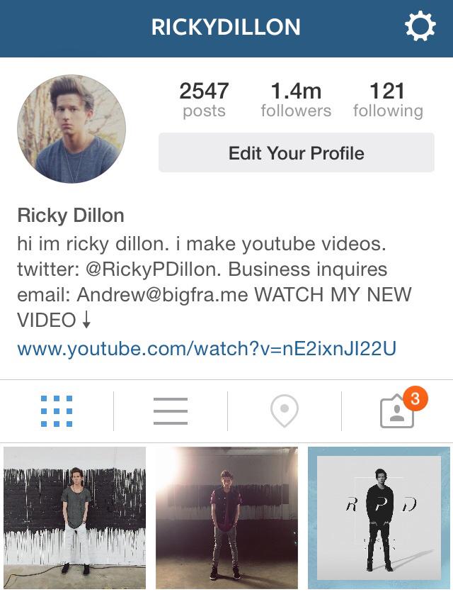 Ricky Dillon Instagram