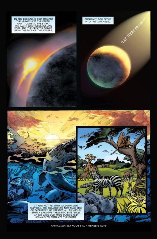 Bible Comic Books on Twitter: "In the beginning, God created the heaven ...