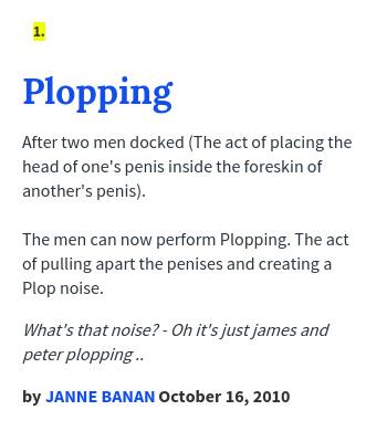 Docking Urban Dictionary
