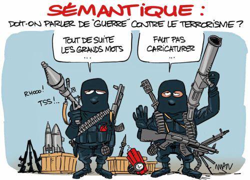 Dessins Animés Avec Guerre Contre Le Terrorisme