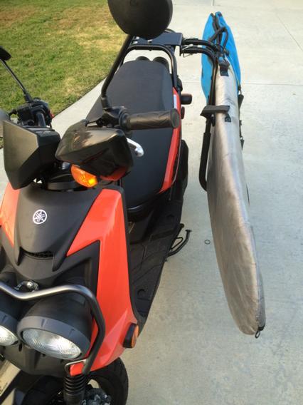 Made a rack/surf rack for my Zuma | Adventure Rider