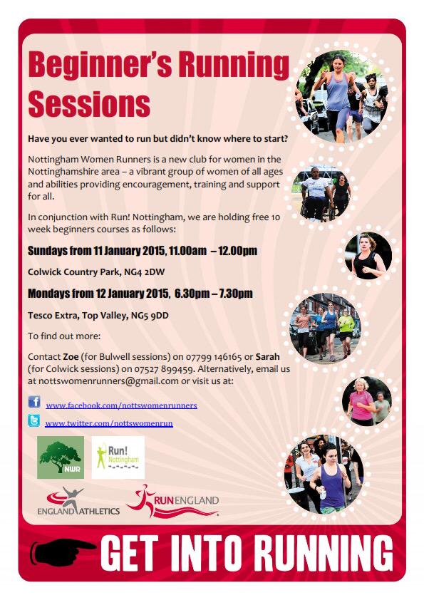 Regular event – Beginner’s Running Sessions, Nottingham | What's On Where