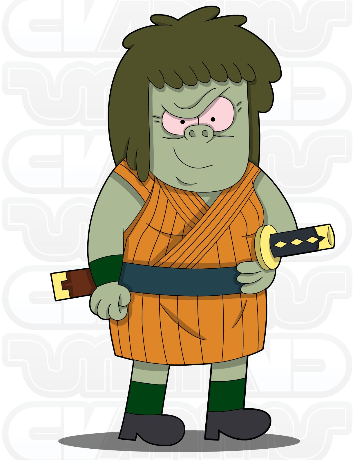 Muscle Man Regular Show Face