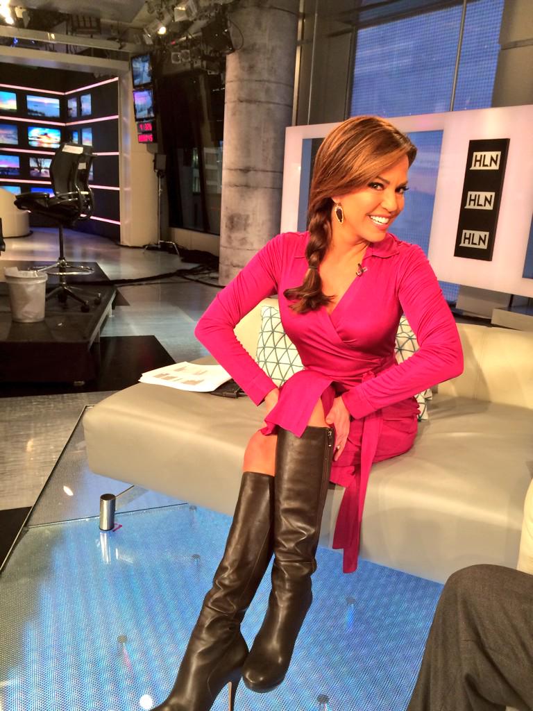 Robin Meade Over The Knee Boots