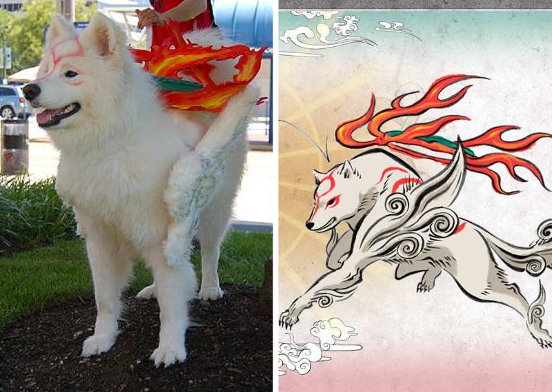 Okami Amaterasu Dog Cosplay