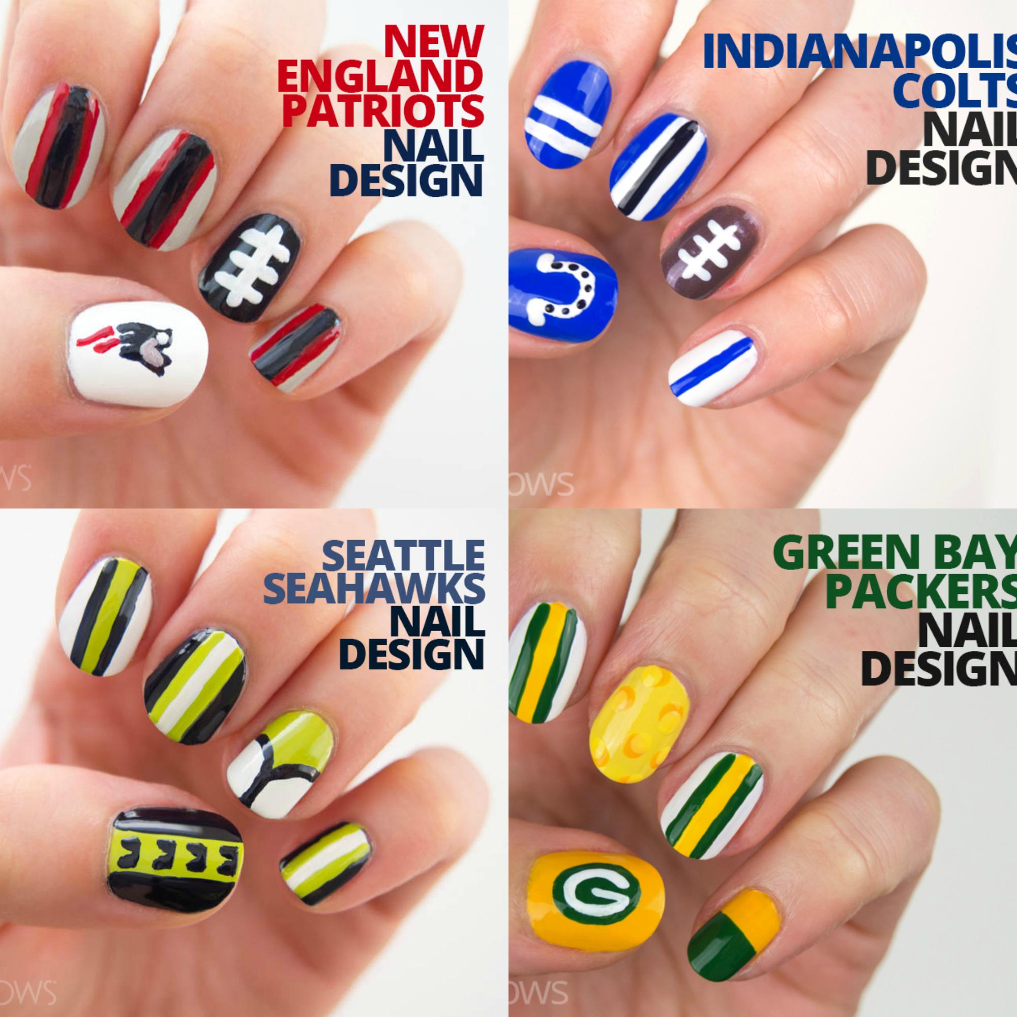 Seahawk Nail Designs