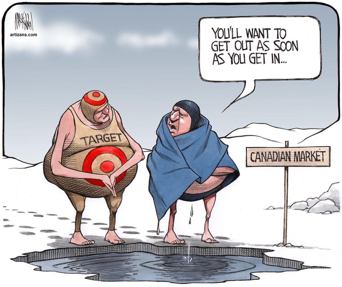 Today's editorial cartoon by Bruce Mackinnon examines Target leaving ...
