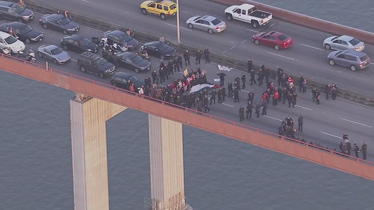 What's the point of shutting down a public freeway, interstate, highway ...