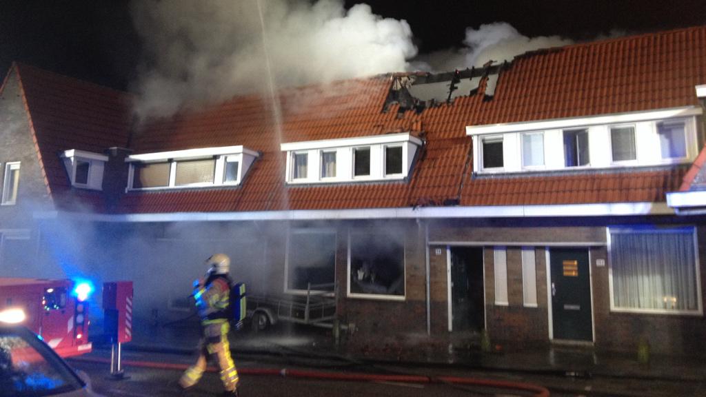 02-02-2015 Grote brand + GRIP 1 Meezenbroekerweg, Heerlen