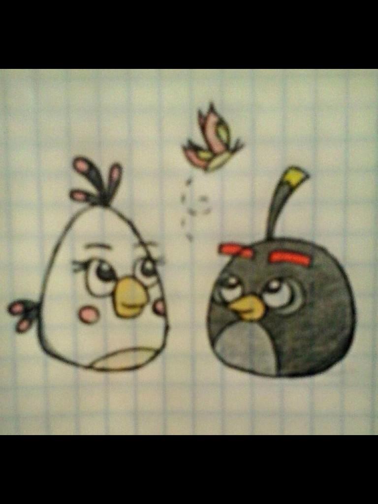 Angry Birds Matilda And Bomb