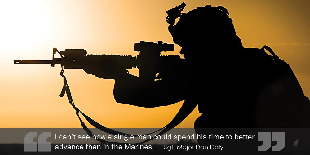 MotivationMonday Sgt. Maj. Dan Daly said this while awaiting his well ...