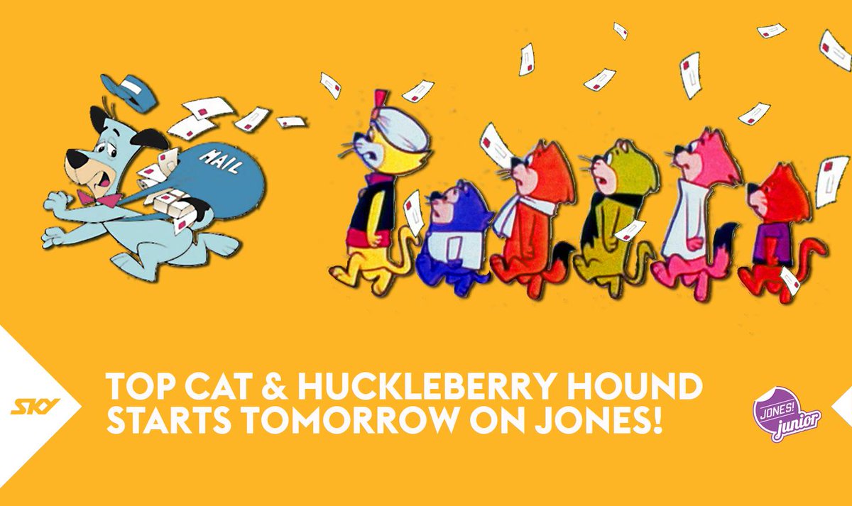 Top Cat and Huckleberry Hound are Joining the Sunday JONES! Junior line ...