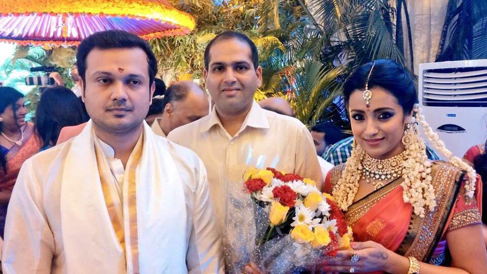 Varun Manian and Trisha Engagement Picture | Veethi
