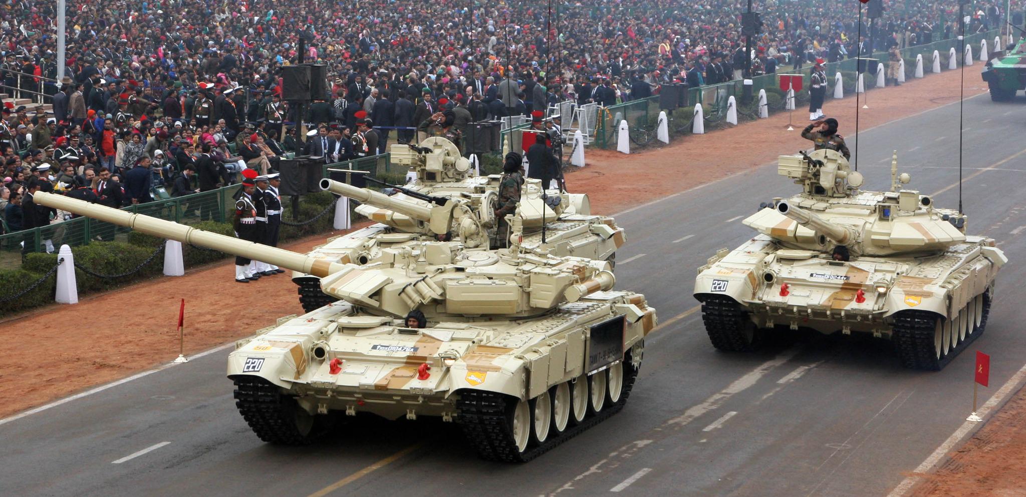 Indian Army Tanks In Action