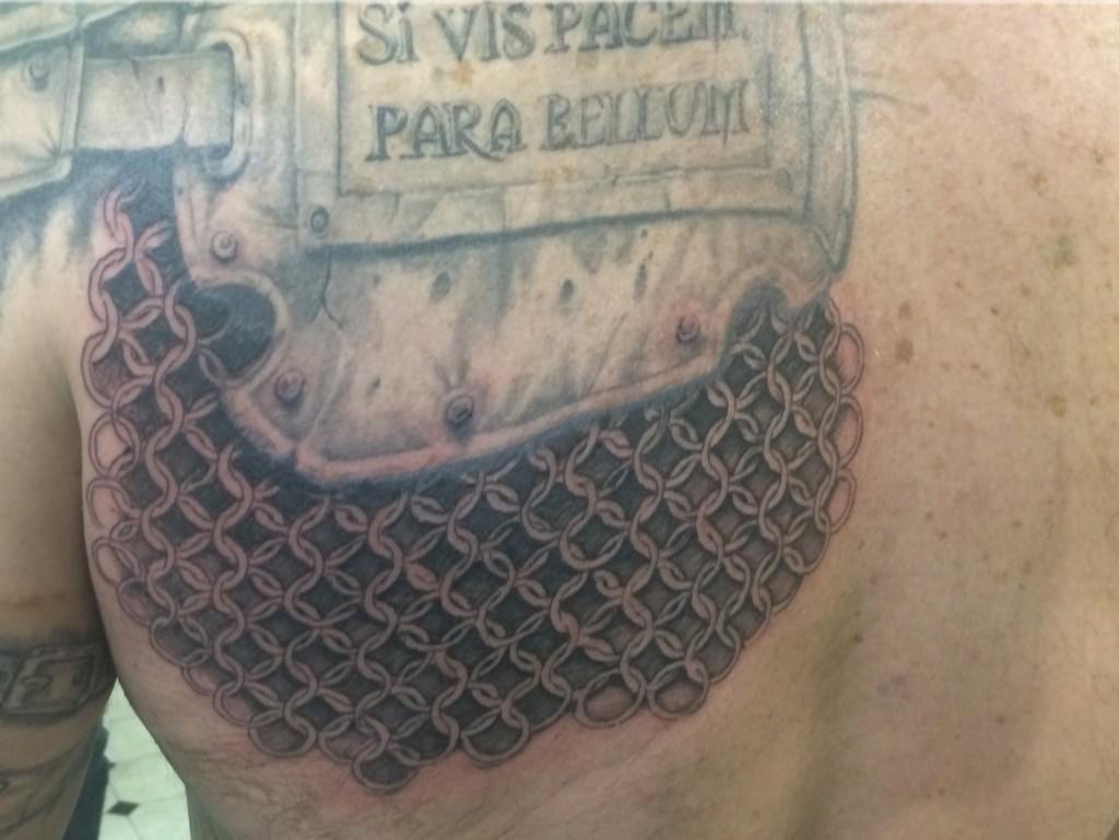 Chainmail Armor Tattoo