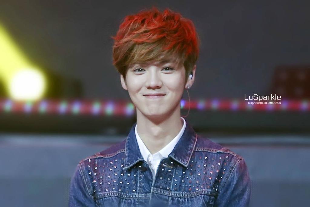 Exo Luhan Red Hair