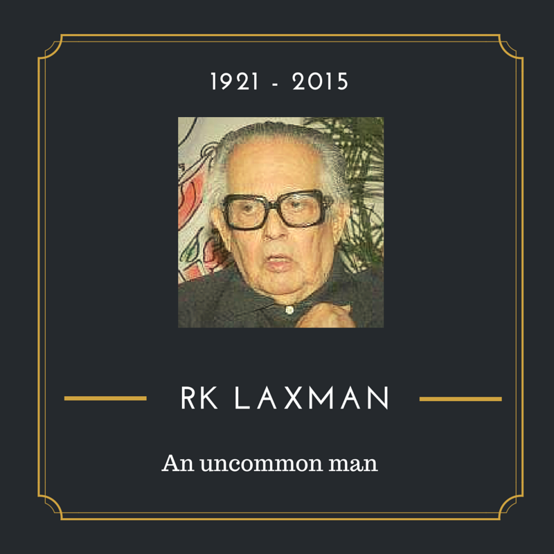 RK Laxman (1921-2015) immortalised passive, hapless common man | DeshGujarat