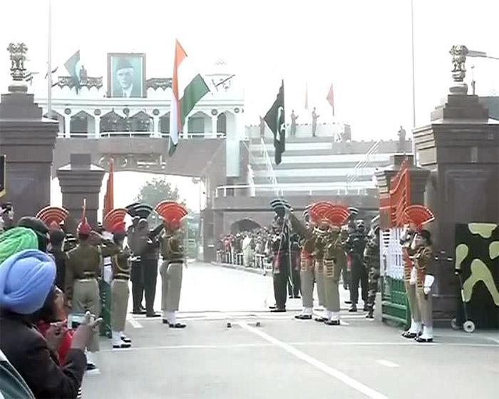 Wagah Border Gate Opening Ceremony