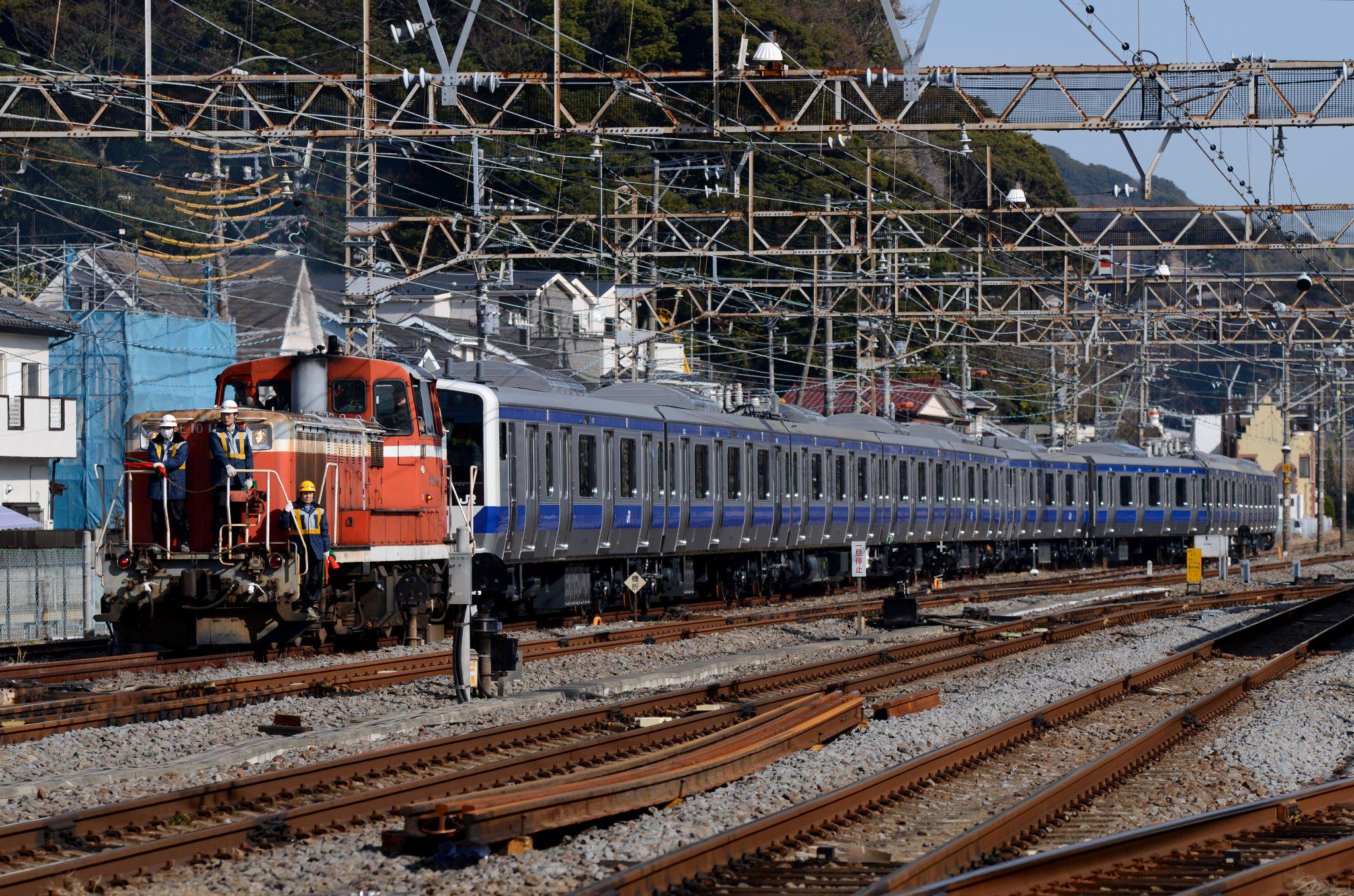 aka na ri on Twitter: "2015/1/27 E531系K471＋K470出場 一枚目逗子沿線、二枚目大船～北鎌倉にて ...