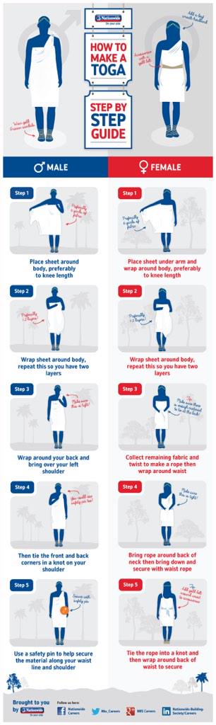 How To Make A Toga Out Of A Sheet