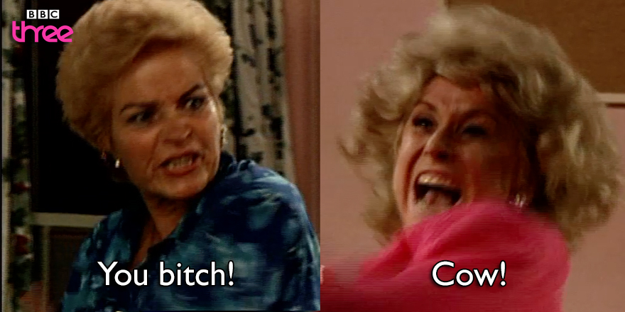 That time when Frank Butcher was hot property for Pat and Peggy."You ...