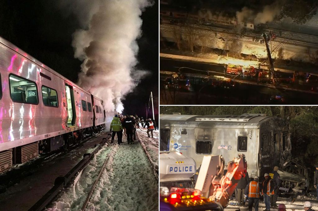 New York train crash: 7 people killed in rush hour horror as train ...