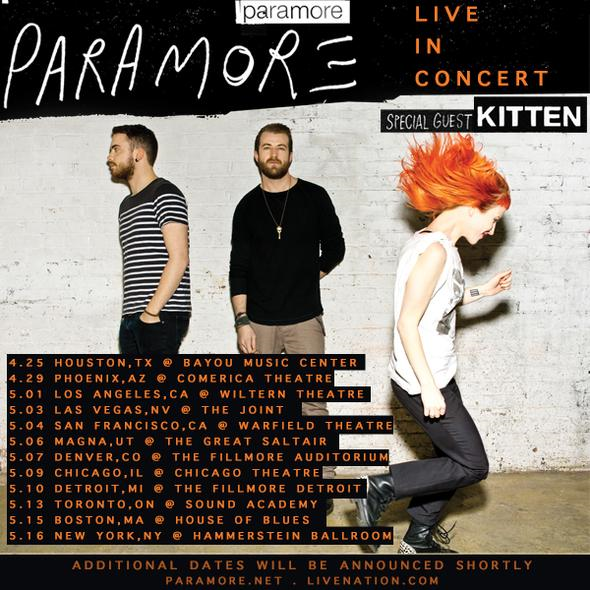 Paramore Tour