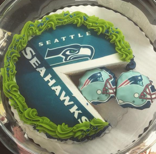Seahawks Birthday Cake
