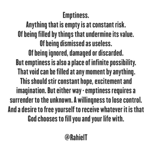 Feeling Of Emptiness Quotes
