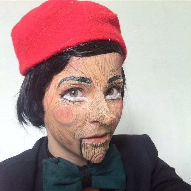 Pinocchio Makeup