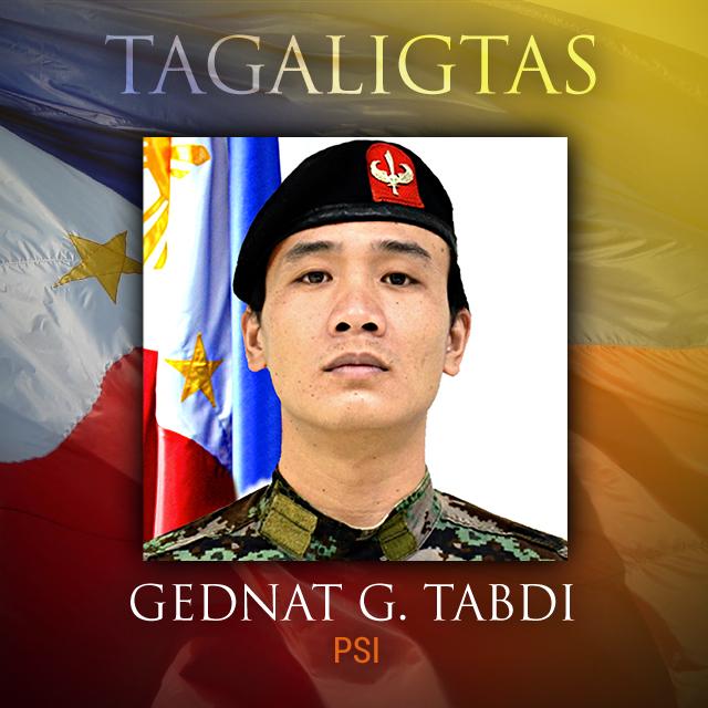 Tagaligtas. Thank you for your service, PSI Gednat Tabdi. Salute ...
