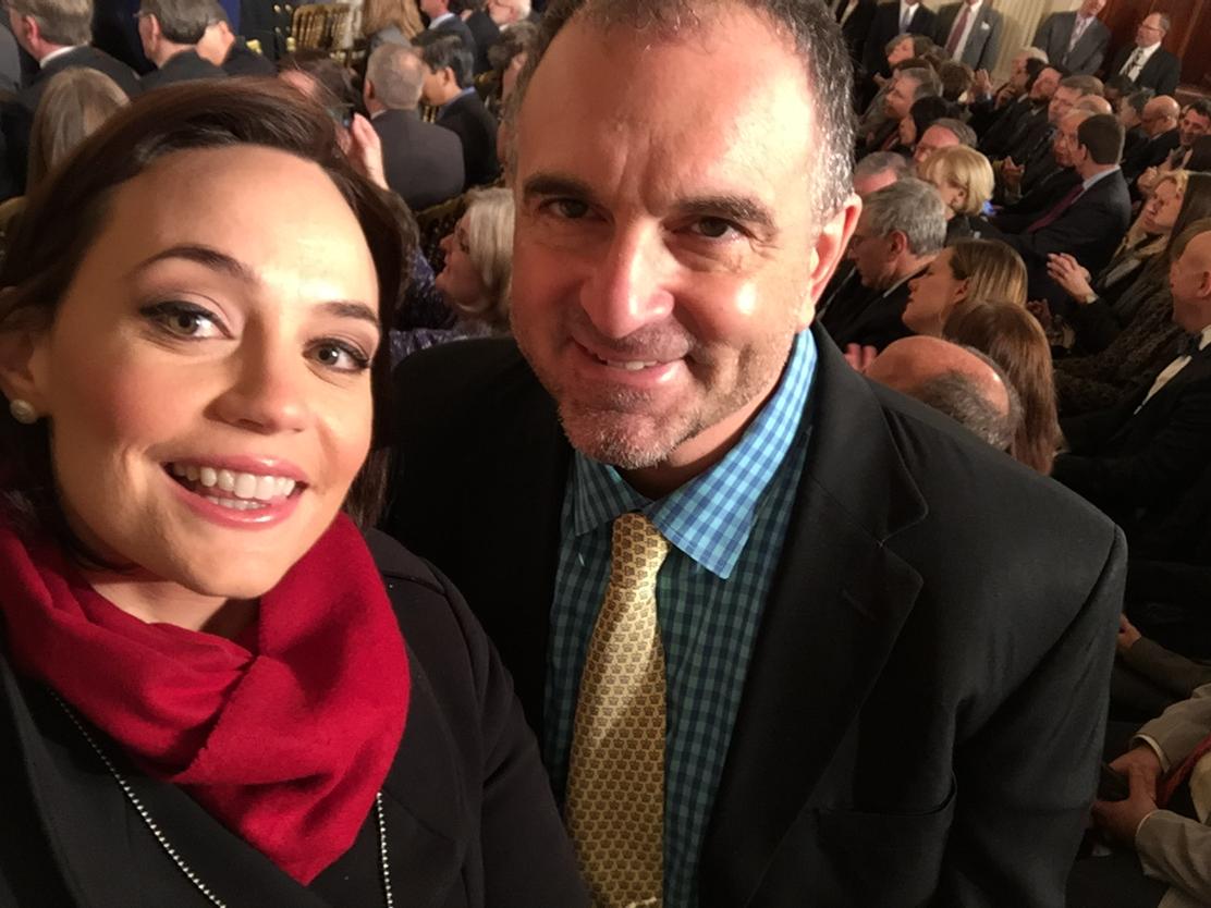 Hangin with $REGN's George Yancopoulos at the White House precision ...