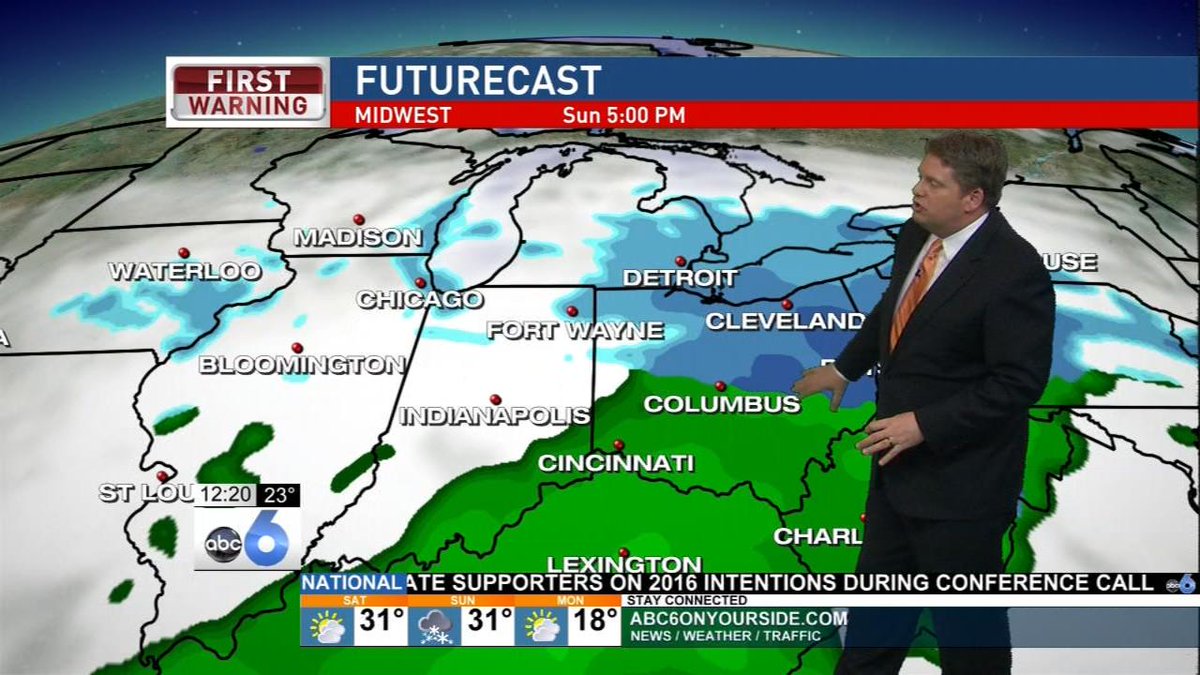 ALERT: Some winter storm watches announced ahead of Sunday's storm ...