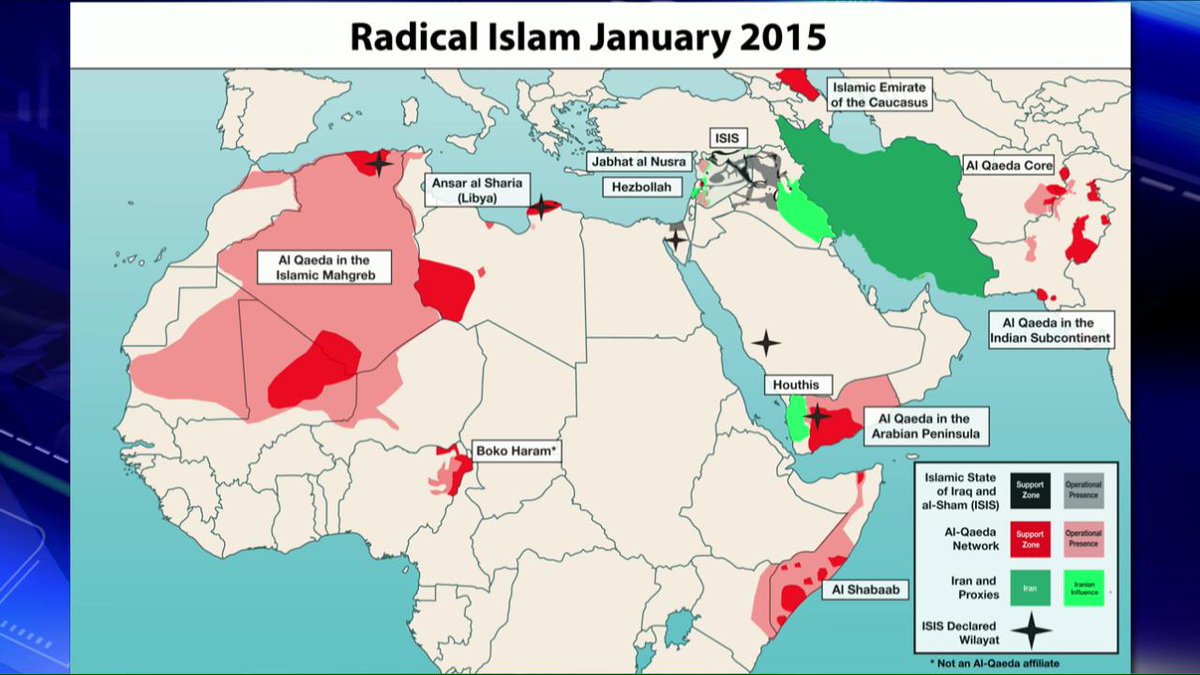 This map by the Institute for the Study of War shows growth of radical ...