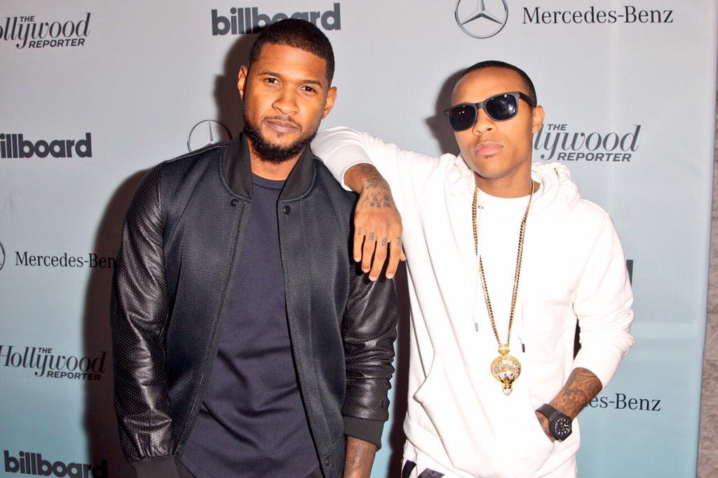 RT Myself & bro Usher arriving at the billboard MercedesBenz THR ...