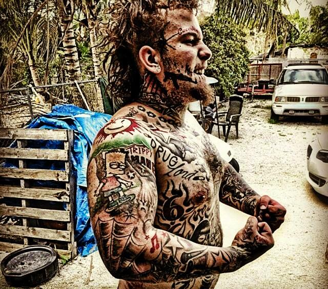 Stitches Rapper Tattoo