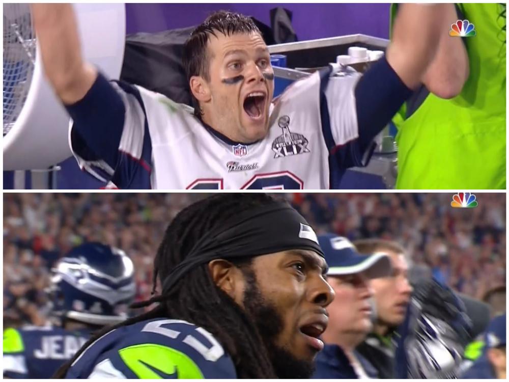 VIDEO: Richard Sherman and Tom Brady react to Malcolm Butler’s clutch ...