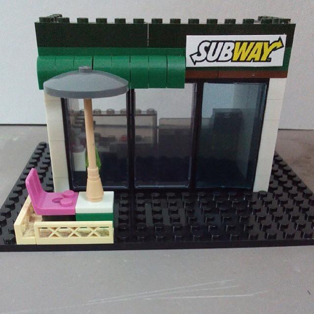 Lego Subway Restaurant