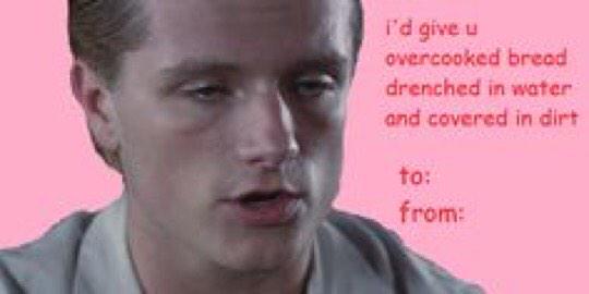 Hunger Games Valentines Day Cards