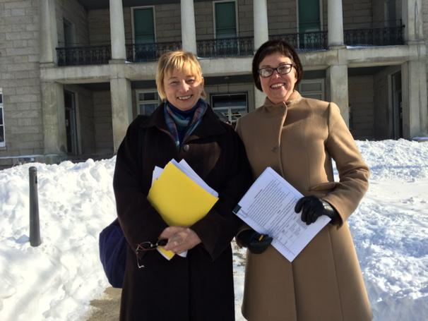 Atty gen janet mills & asst atty gen linda conti are happy over a ...