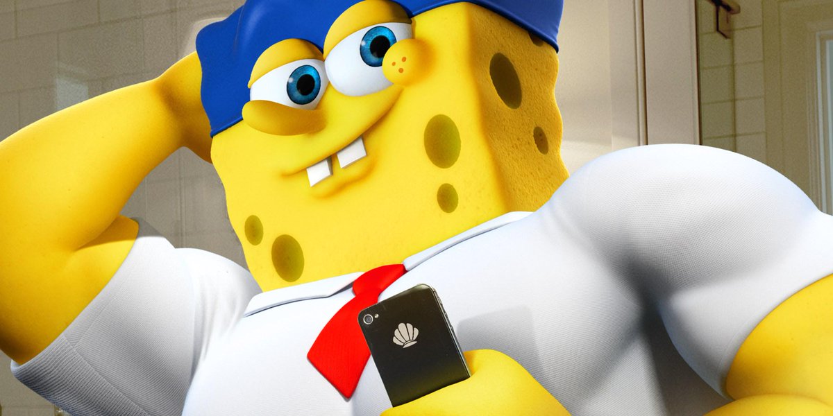 Spongebob Taking Selfie