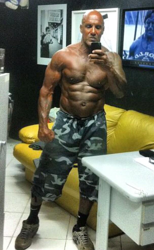 Anderson Silva when he found out he tested positive for steroids ...