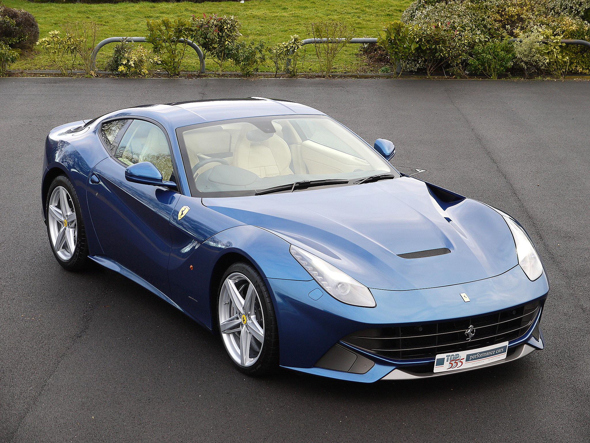 Ferrari F12 Blue Wallpaper