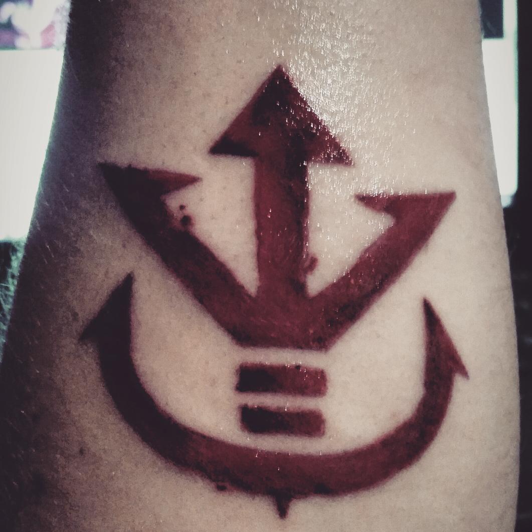 Saiyan Symbol Tattoo