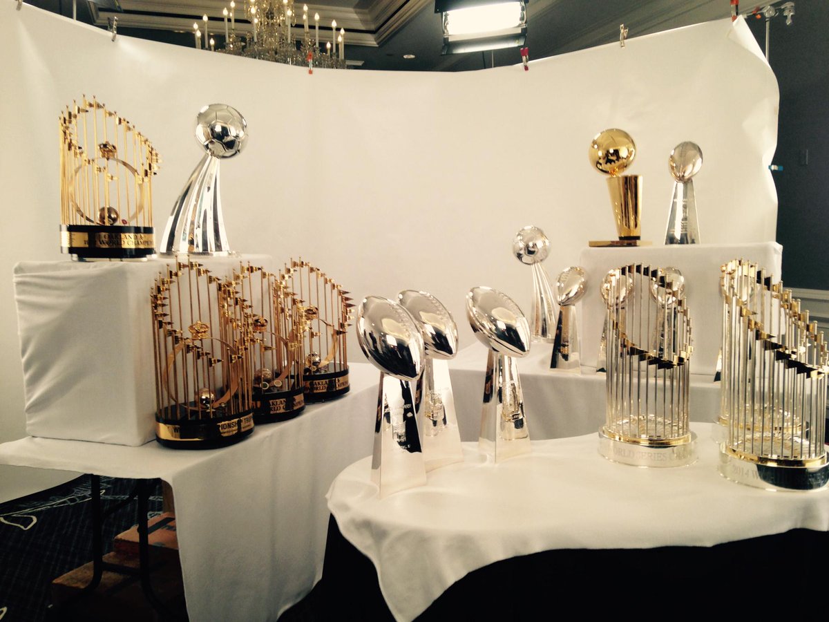18 Bay Area Championship Trophies in one spot. The Coaching Corps Game ...
