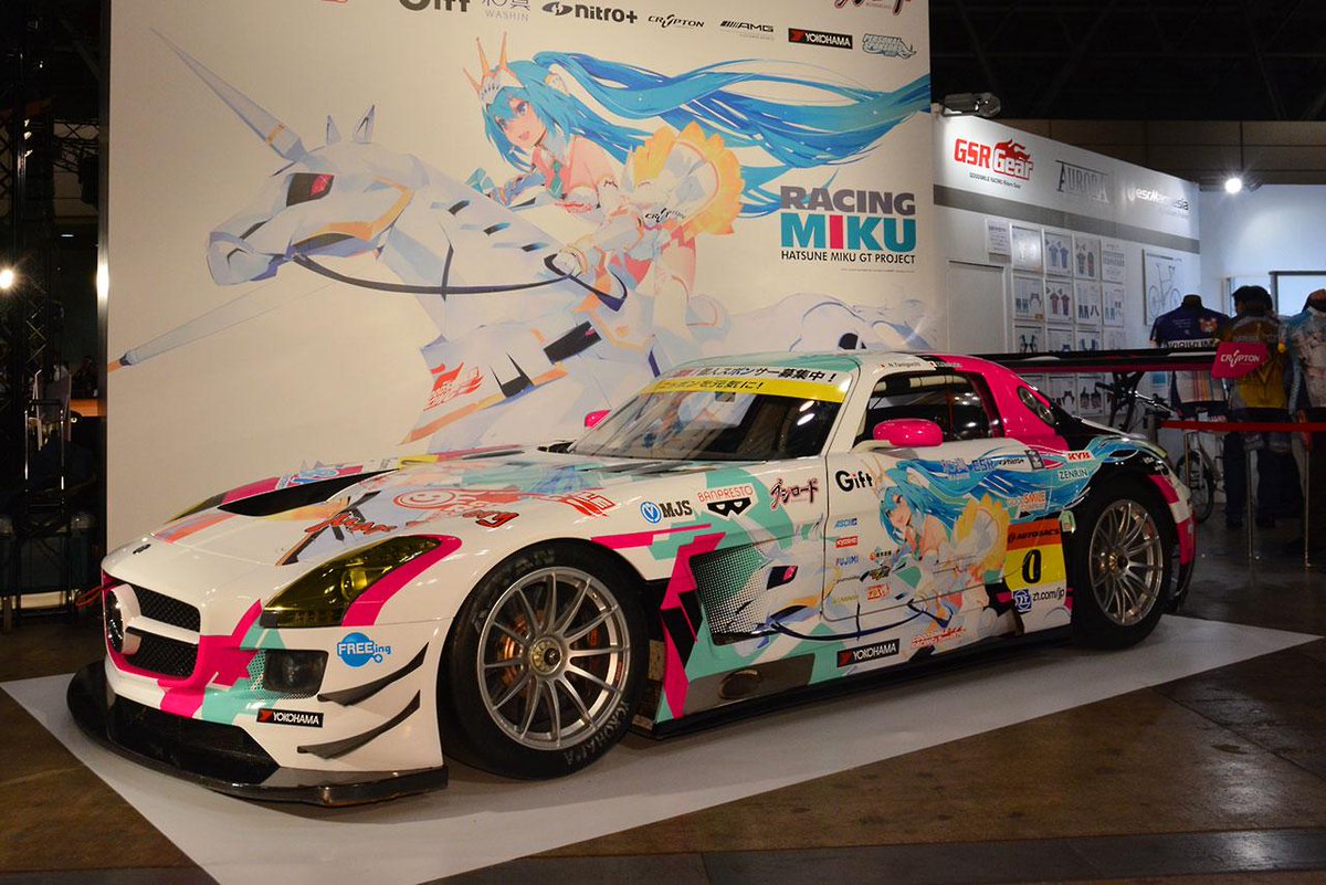 Gsr revealed 2015 hatsune miku sls amg gt3 lively for #supergt #gt300 ...