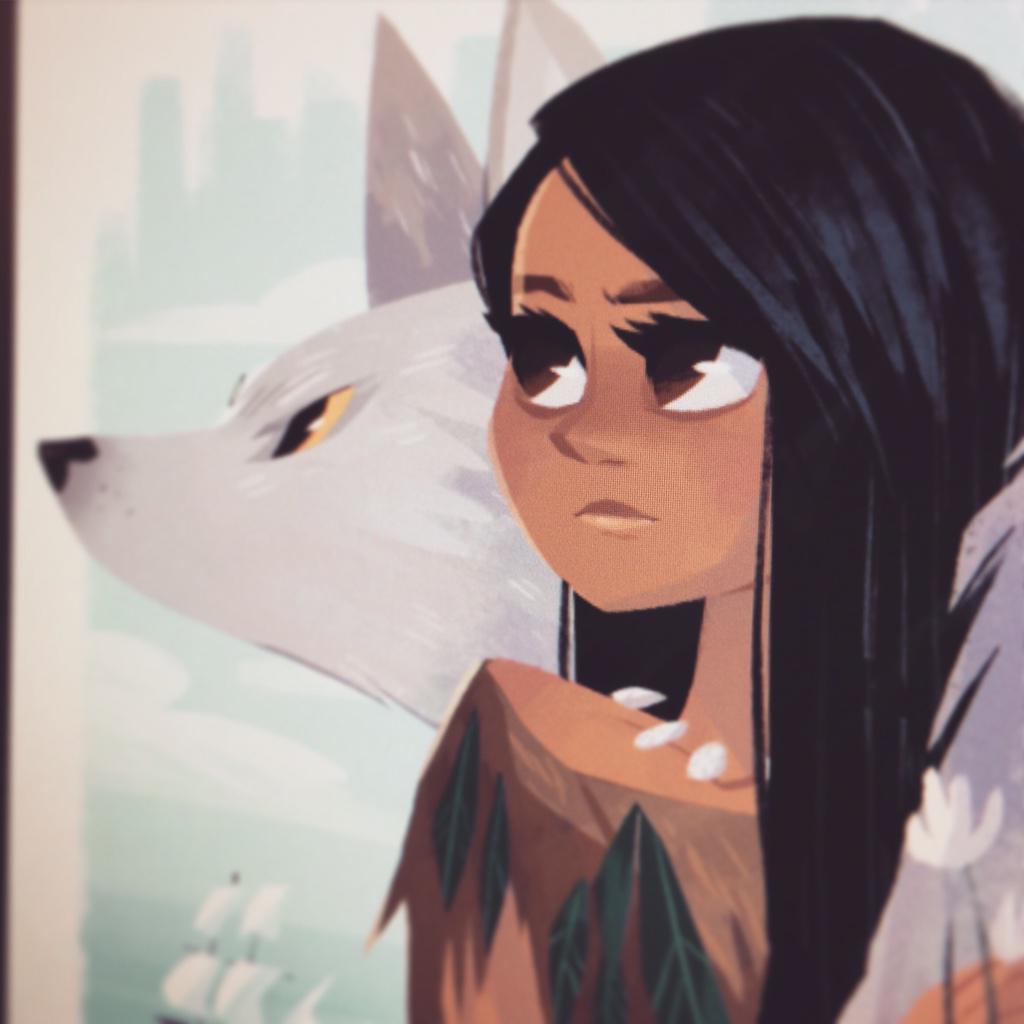 How To Draw Karana From Island Of The Blue Dolphins